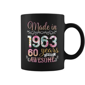 60 Year Old Made In 1964 Floral 60Th Birthday Women Coffee Mug | Mazezy