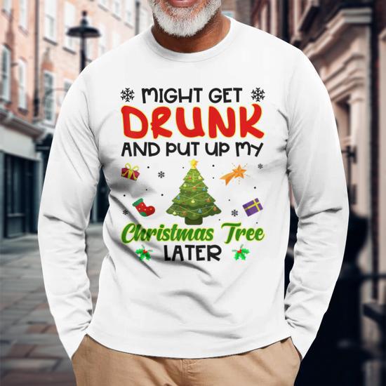 Drunk Christmas Tree Drink Drank Drunk Christmas Xmas Holiday Theme