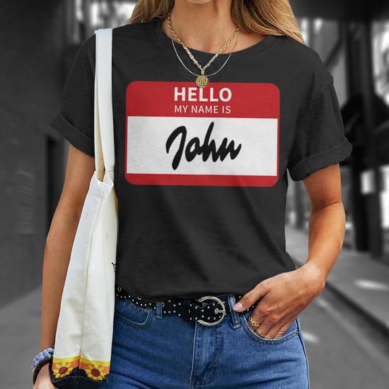 John Name Tag