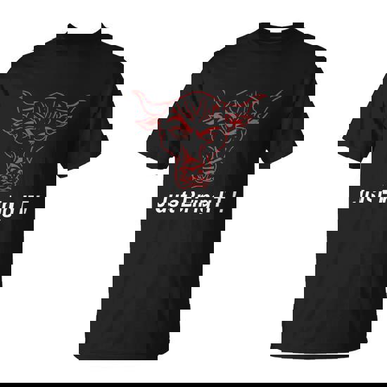 Just Bring It Bull Logo Bull Logo Font Typography Red' Travel Mug