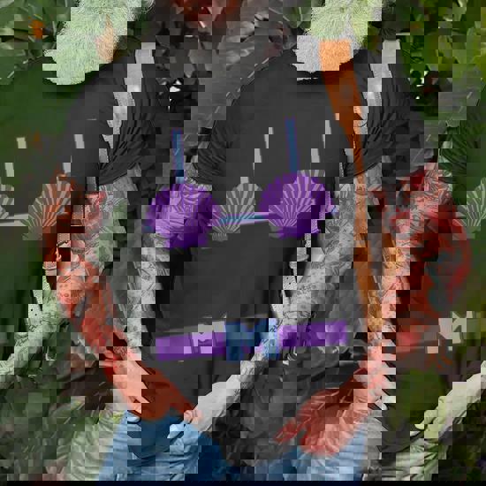 Puple Sea Shell Mermaid Man