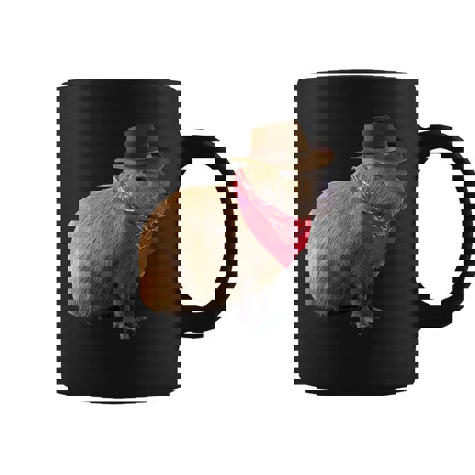 Retro Vintage Capybara Crocodile Funny Capybara Meme Coffee Mug | Mazezy