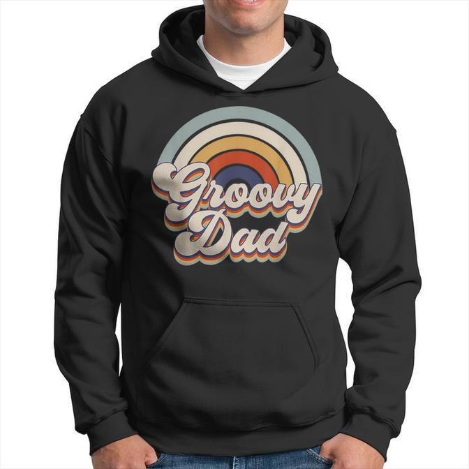 Groovy Daddy 70S Aesthetic Nostalgia 1970S Retro Dad Hoodie | Mazezy