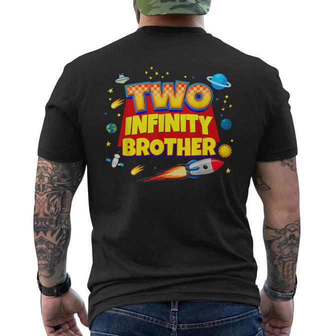 Daddy Two Infinity And Beyond Birthday Decorations 2Nd Bday Men's Back ...