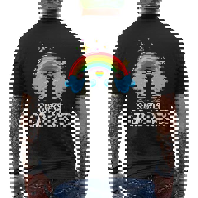 Emotional Support Twink Mens Back Print T-shirt | Mazezy