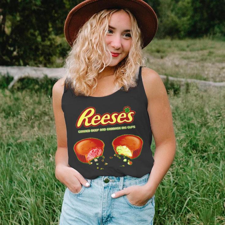 Reeses Corned Beef And Cabbage Big Cups Unisex Tank Top | Mazezy