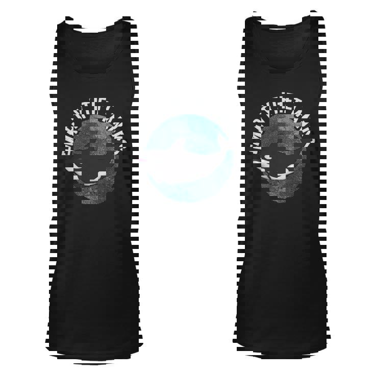 Empty The Tanks Killer Whale Orca Men's Back Print T-shirt | Mazezy