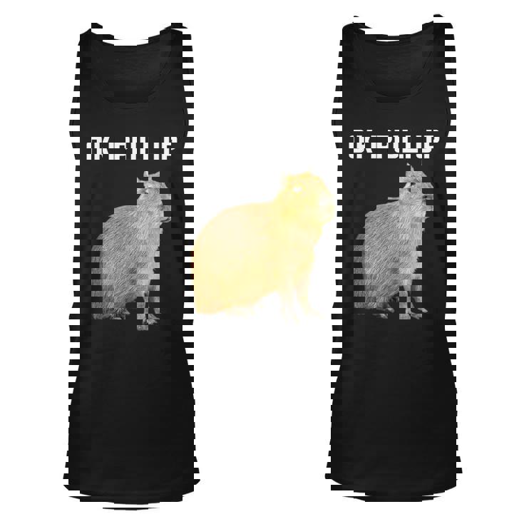 Ok I Pull Up Capybara Costume Capybara Ok I Pull Up Capybara Unisex ...