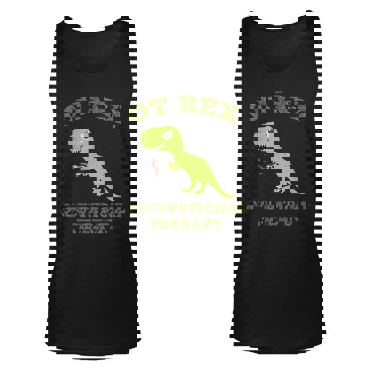 Ot Rex Occupational Therapy T-Rex Dinosaur Unisex T-Shirt | Mazezy