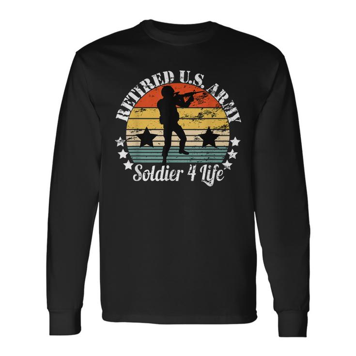 Retired Us Army Soldier 4 Life Army Veteran Retirement Gift Men Women ...