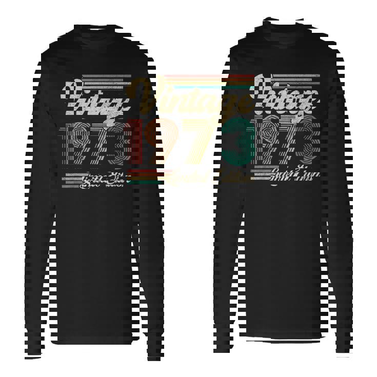 50 Year Old Vintage 1973 Limited Edition 50Th Birthday Retro V7 Long ...