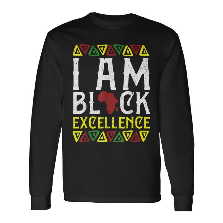 I Am Black Excellence African American Black History Month V2 Long ...