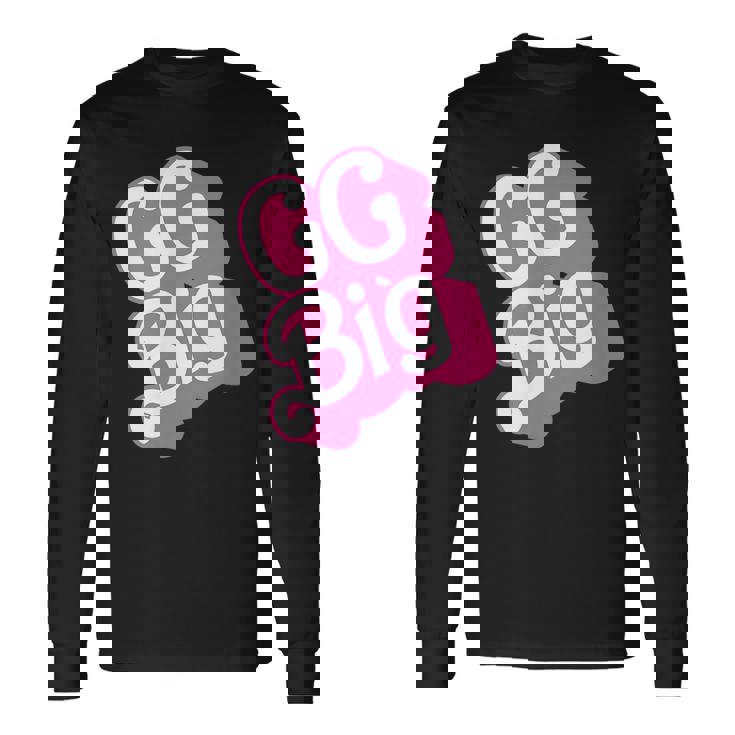 Gg Grand Big Pledge Rush Alumnae Sorority Vintage Pink Long Sleeve T ...