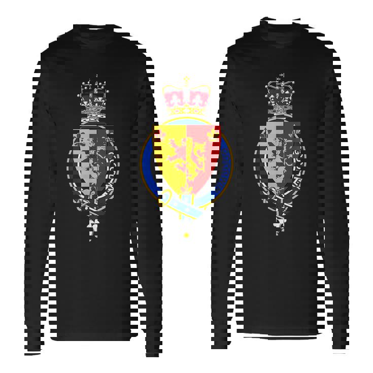Goodwin Coat Of Arms Crest Long Sleeve T-Shirt | Seseable
