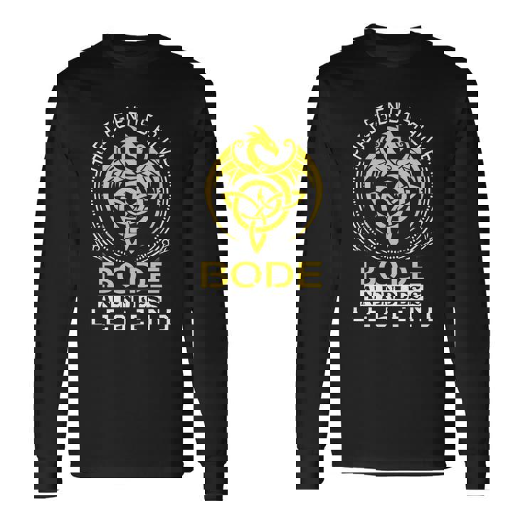 The Legend Is Alive Bode Name Long Sleeve T-Shirt - Seseable