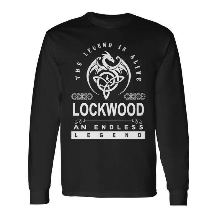 Lockwood Name Lockwood An Enless Legend V2 Long Sleeve T-Shirt - Seseable