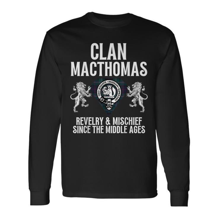 Macthomas Clan Scottish Name Coat Of Arms Tartan Family Men Women Long ...