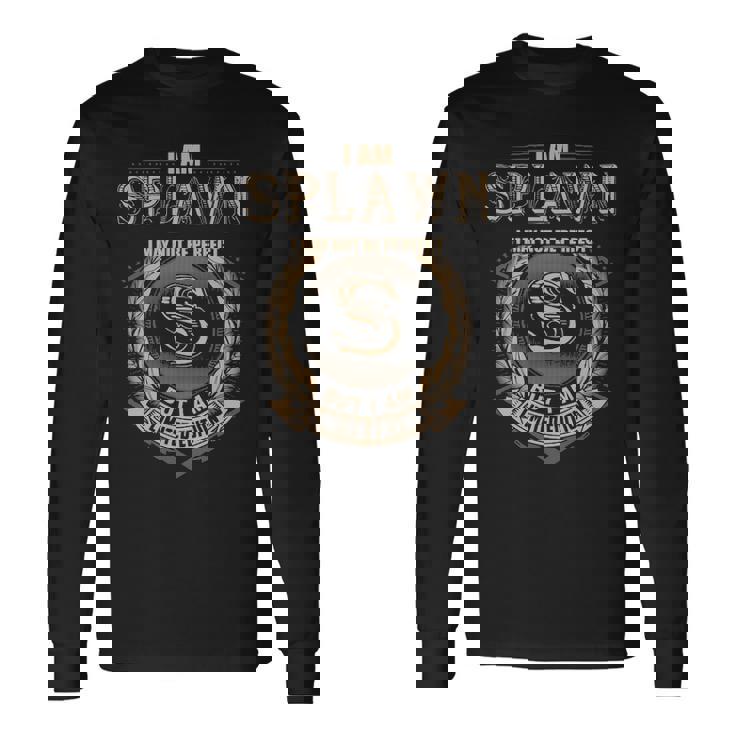 I Am Splawn I May Not Be Perfect But I Am Limited Edition Shirt Long ...