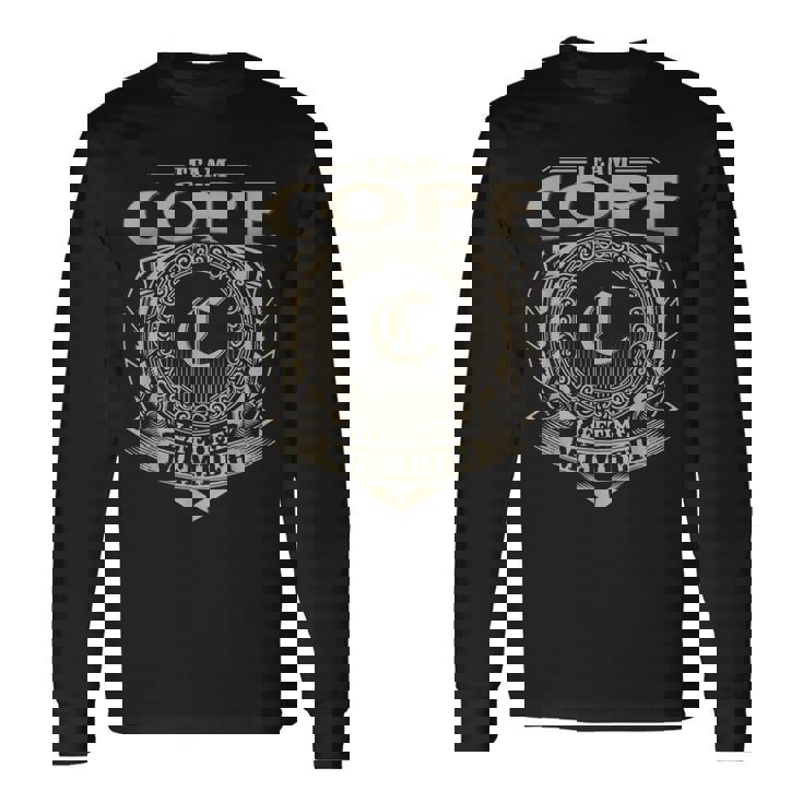 Team Cope Lifetime Member Vintage Cope Family Men Women Long Sleeve T ...