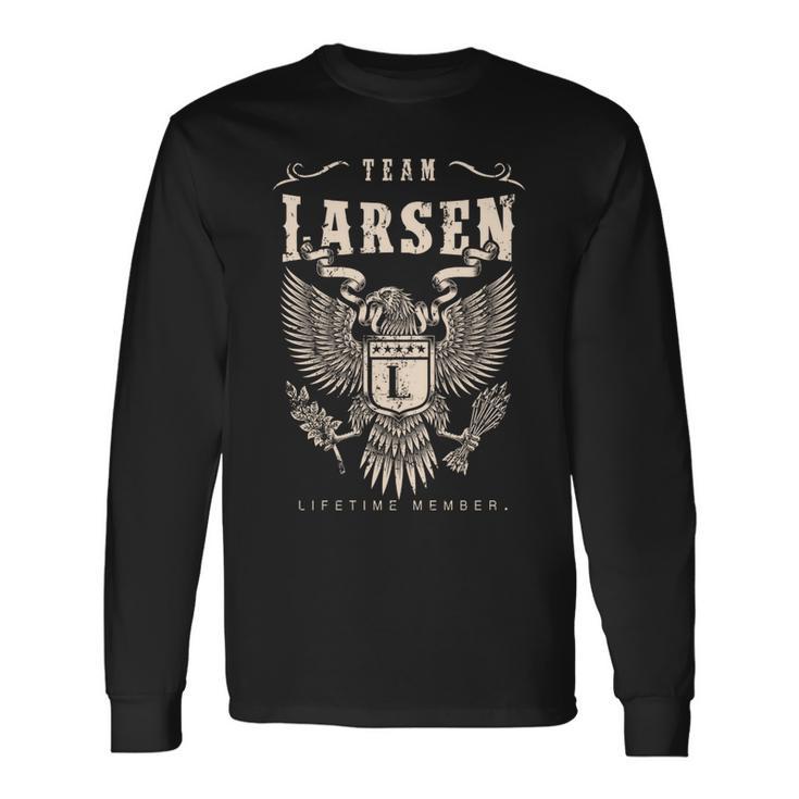 Team Larsen Lifetime Member V2 Long Sleeve T-Shirt - Seseable