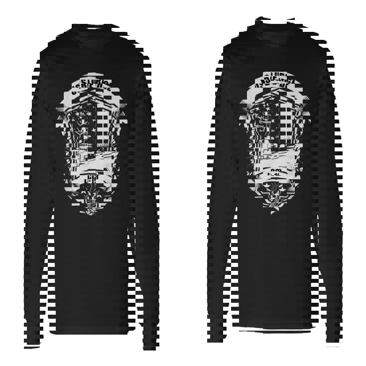Uss Blue Ridge Lcc-19 Long Sleeve T-Shirt - Seseable
