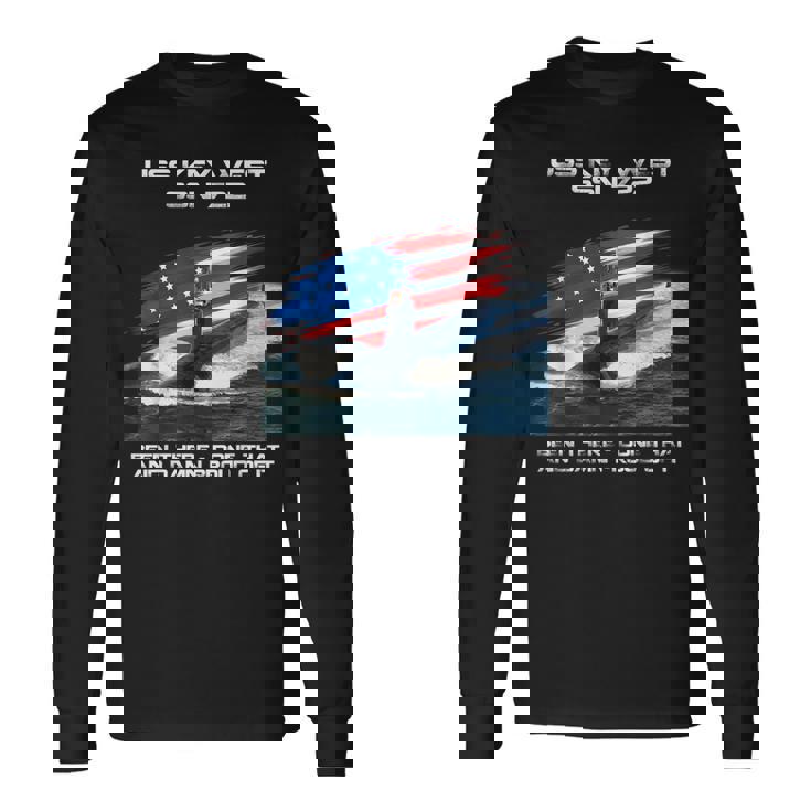 Uss Key West Ssn-722 American Flag Submarine Veteran Xmas Long Sleeve T ...