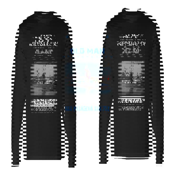 Uss Pasadena Ssn-752 Submarine Veterans Day Father Day Long Sleeve T ...