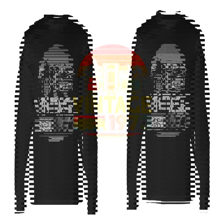 Vintage 1973 Made In 1973 50Th Birthday Gift 50 Year Old Men Women Long ...