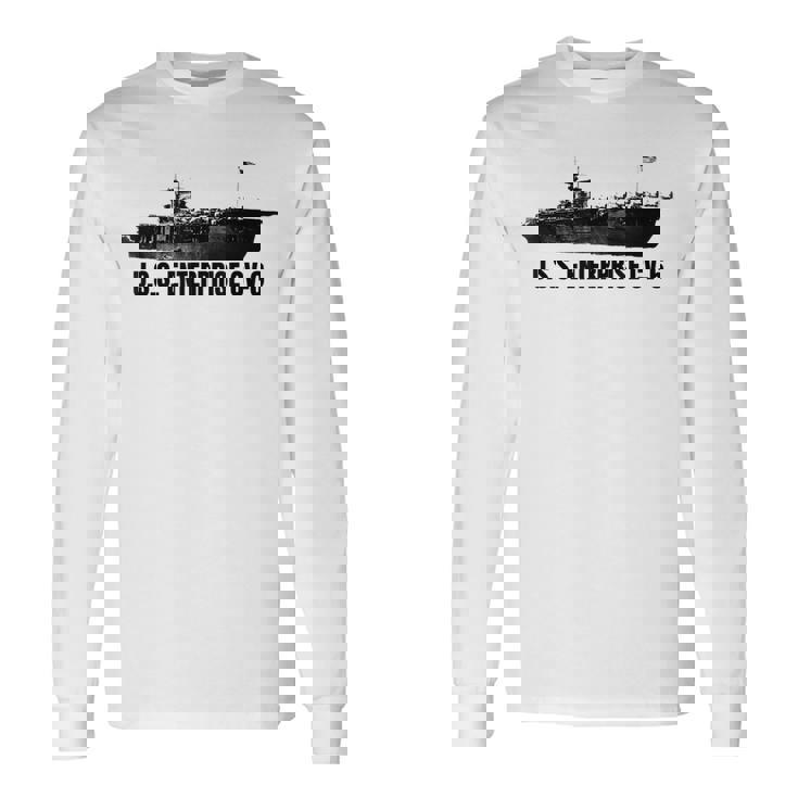 Uss Enterprise Cv 6 Wwii Aircraft Carrier Vintage Style Usa Unisex Long ...