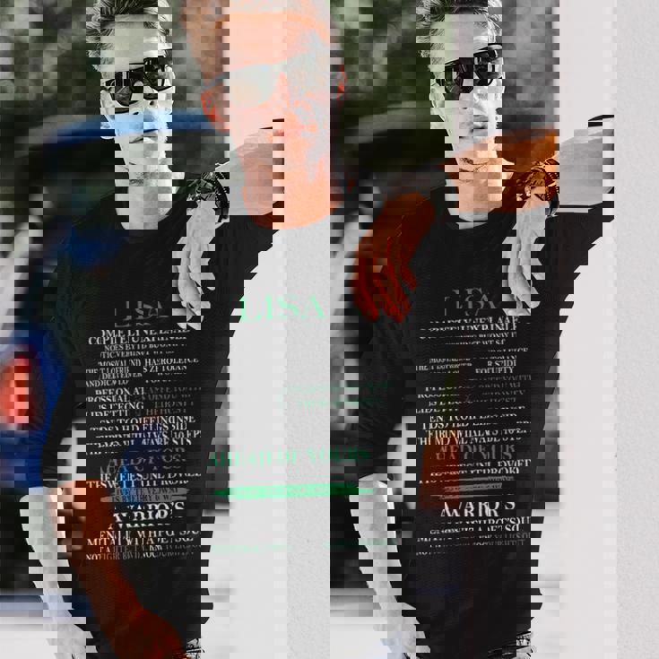 Lisa Name Lisa Completely Unexplainable Long Sleeve T-Shirt - Seseable