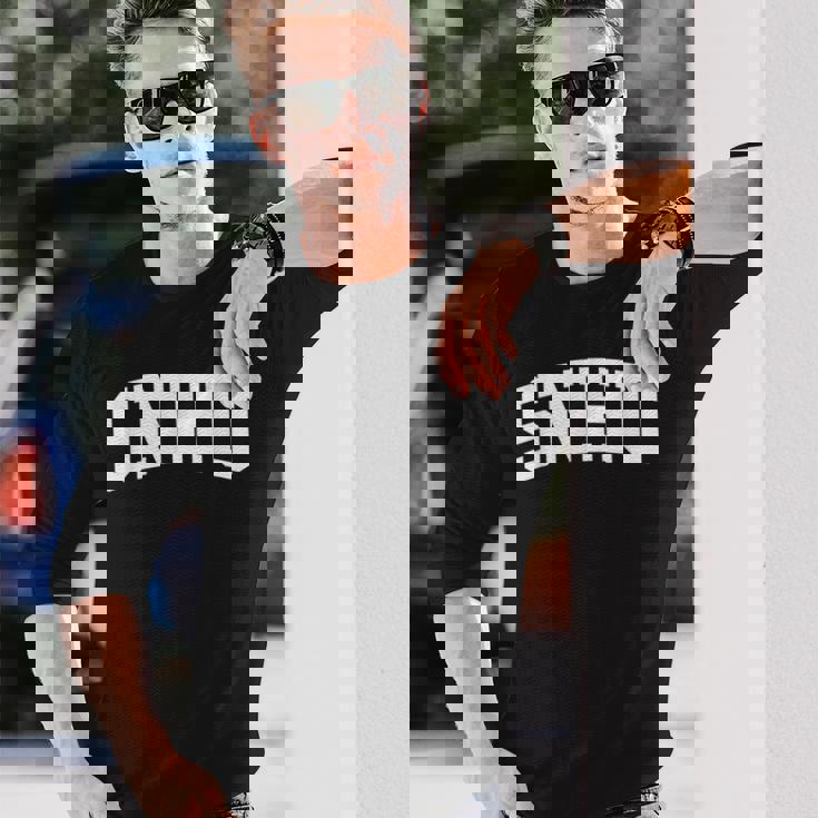 Snhu Athletic Arch College University Alumni Long Sleeve T-Shirt - Seseable