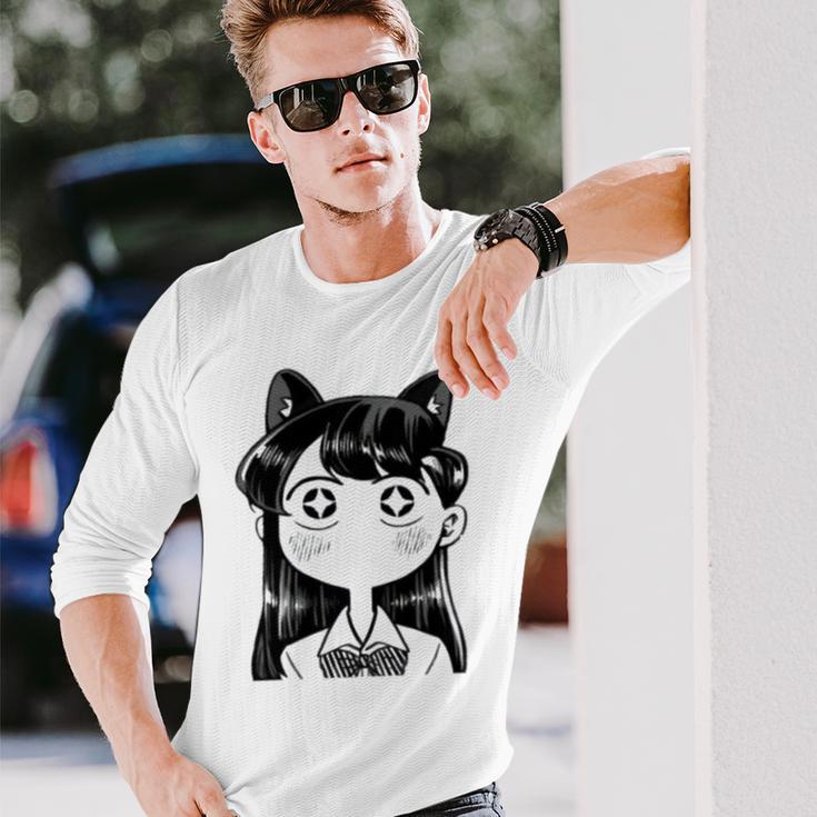 Komi Shouko Cat Ears Komi Can’T Communicate Long Sleeve T-Shirt T-Shirt ...