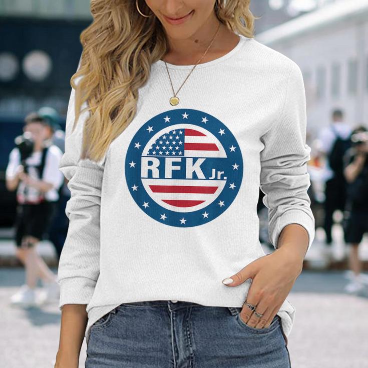 Robert Kennedy Jr For President Rfk Jr 2024 Retro Long Sleeve T-Shirt T ...