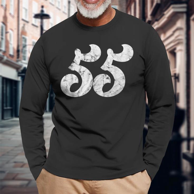 55Th Birthday Classic Vintage Women Men 55 Year Old Men Women Long ...