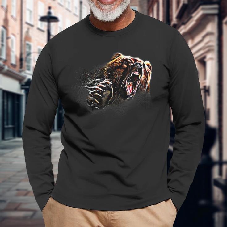 Big Alaska Grizzly Bear Clothing & Apparel Grizzly Bear Long Sleeve T ...