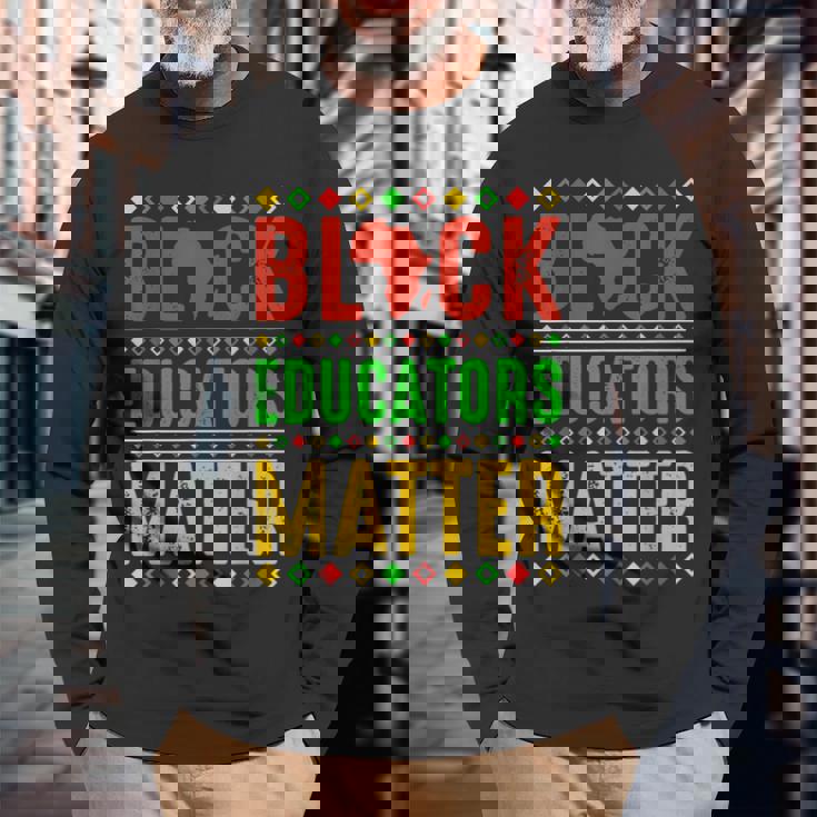 Black Educators Matter Black History Pride African V2 Men Women Long ...