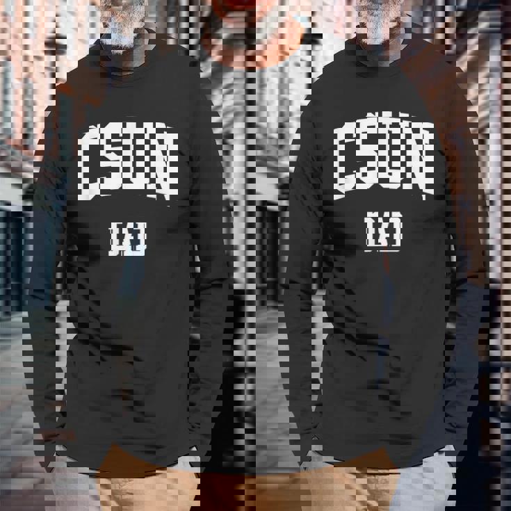 Csun Dad Athletic Arch College University Alumni Long Sleeve T-Shirt ...