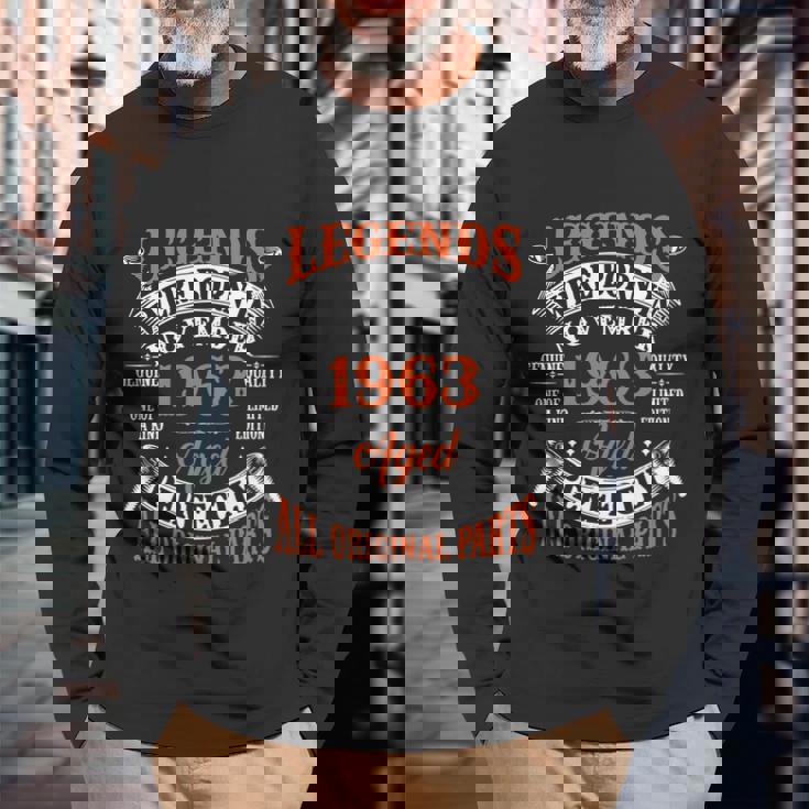Legend 1963 Vintage 60Th Birthday Born In November 1963 Long Sleeve T ...