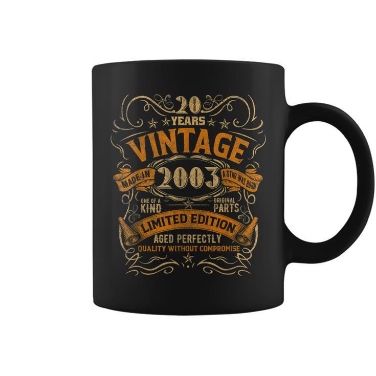 20 Year Old Gifts Vintage 2003 Limited Edition 20Th Birthday V8 Coffee ...