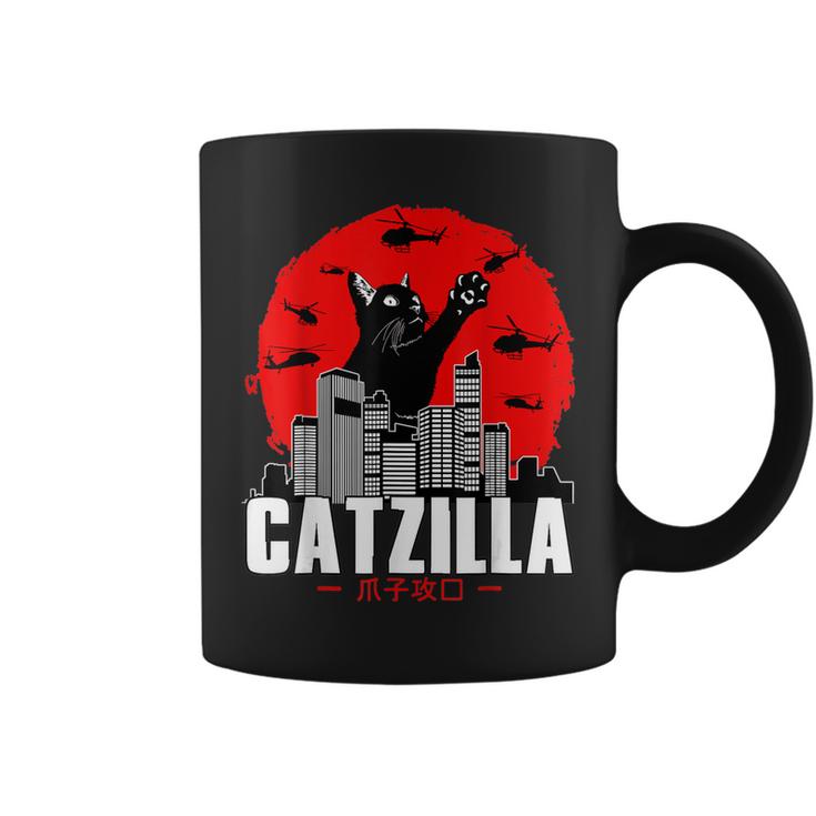 Catzilla Funny Cat Funny Cat Cat Lover V2 Coffee Mug | Seseable