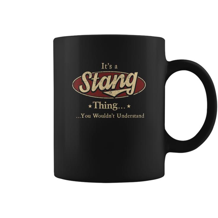 Stang Name Stang Family Name Crest Coffee Mug | Seseable