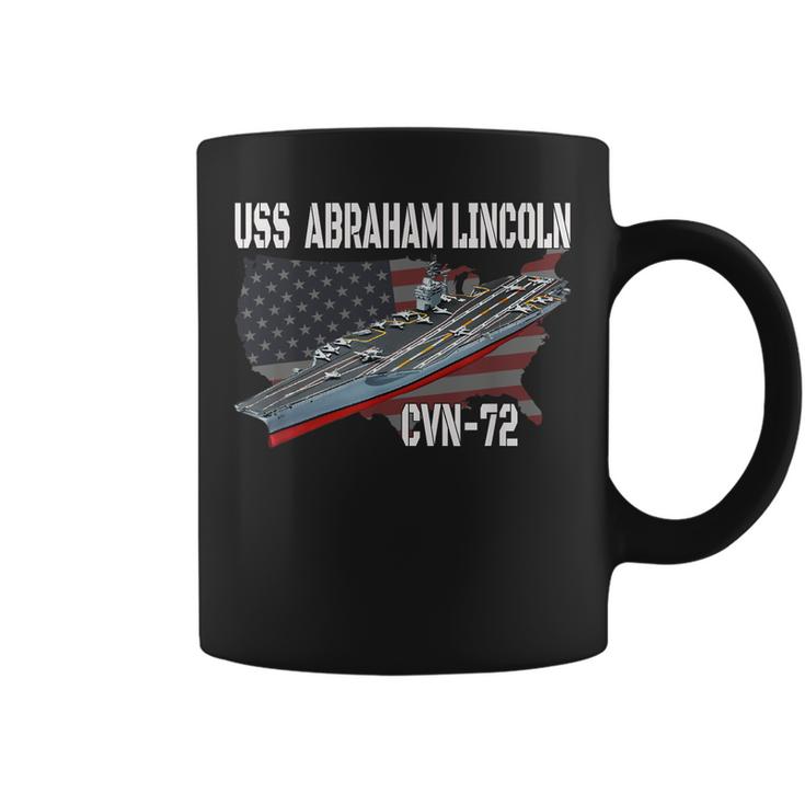 Uss Abraham Lincoln Cvn-72 Aircraft Carrier Veterans Day Coffee Mug ...