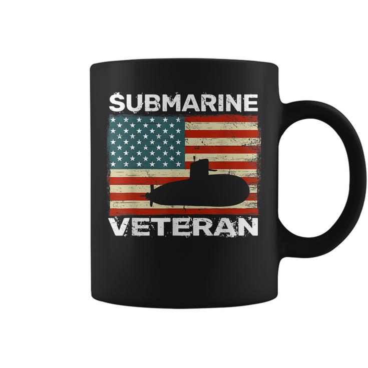 Usa Flag Submarine Veteran For Men And Submarine For Men V3 Coffee Mug ...