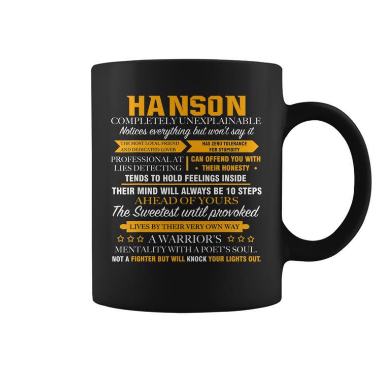 Hanson Completely Unexplainable Coffee Mug | Seseable
