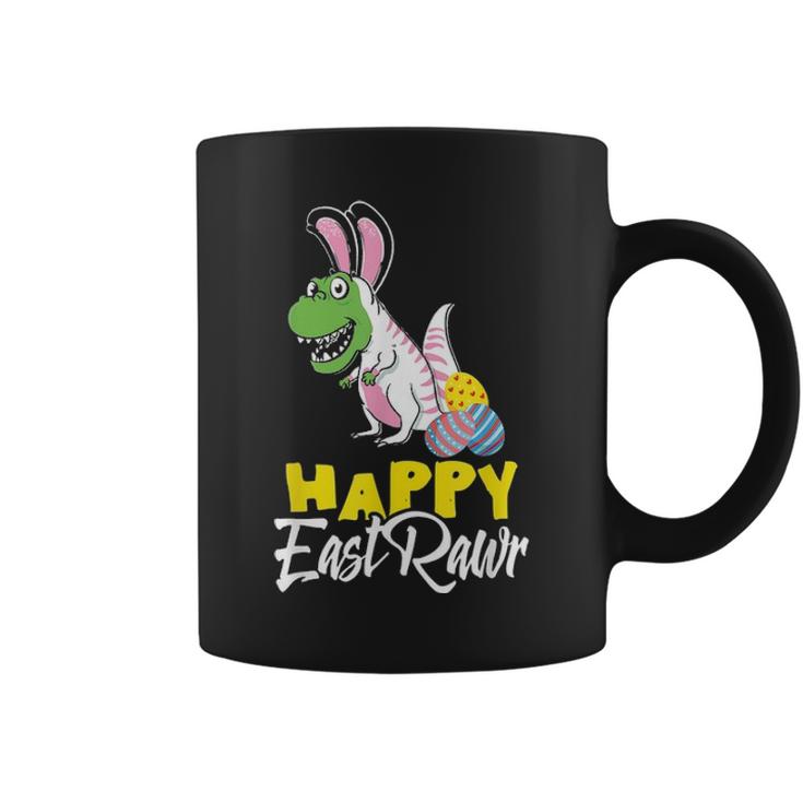 Happy Eastrawr Easter Dinosaur T Rex Egg Hunt Basket Bunny V3 Coffee ...