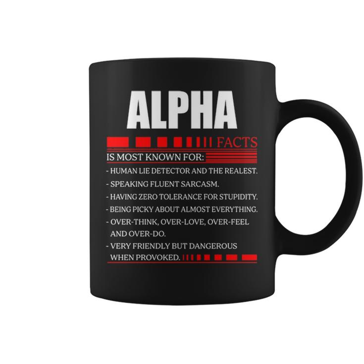 Alpha Fact Fact Alpha For Alpha Fact Coffee Mug | Seseable