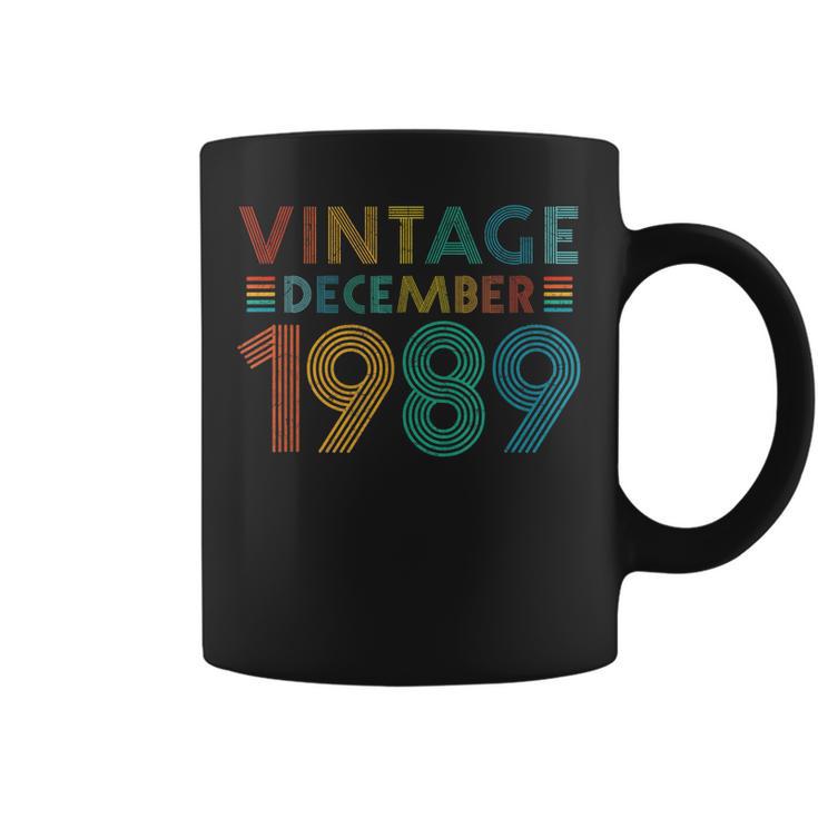 30Th Birthday Gift Vintage December 1989 Thirty Years Old Coffee Mug ...