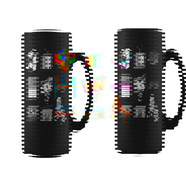 80S Retro Fashion Throwback Culture Disco Music Party Lover Coffee Mug ...
