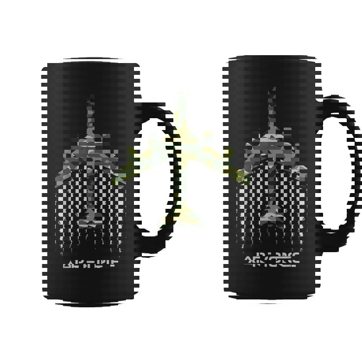 Air Force Military Pilot Fighter Jet Camouflage American Pj Coffee Mug ...