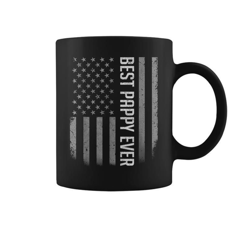 American Flag Dad Gift For Fathers Day Best Pappy Ever Coffee Mug | Mazezy